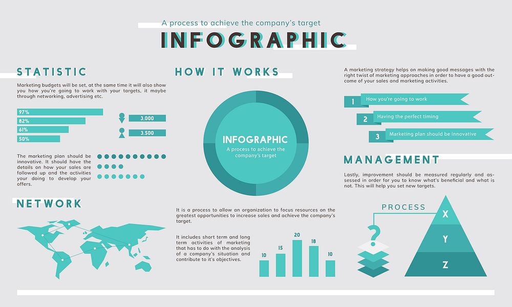 Illustration of infographic template vector | Free Vector - rawpixel