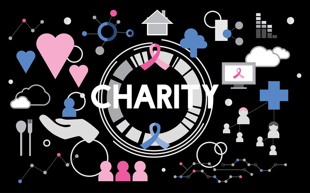 Illustration of charity support | Free Vector - rawpixel