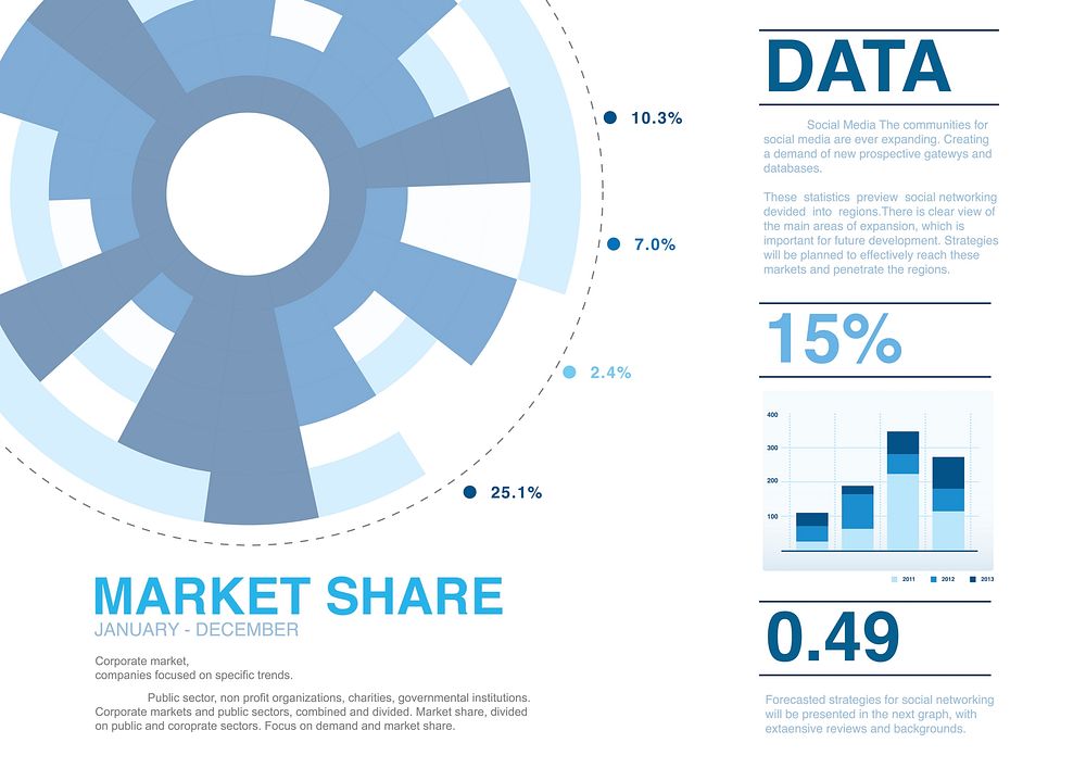 Illustration data analysis graph vector | Premium Vector - rawpixel