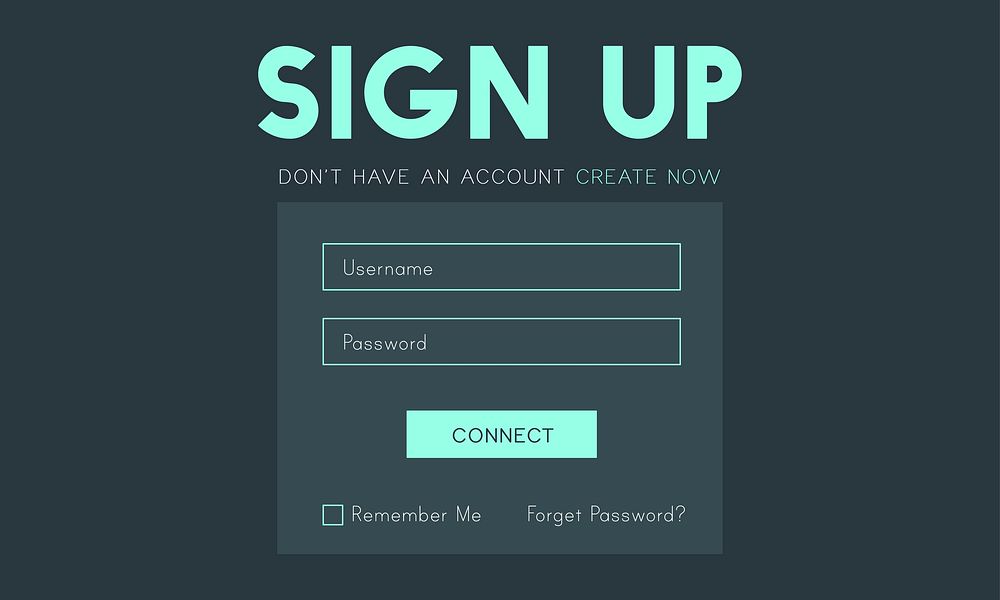 Illustraion account login template vector | Free Vector - rawpixel