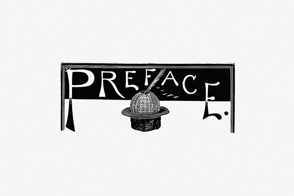 Preface sign illustration | Premium PSD - rawpixel