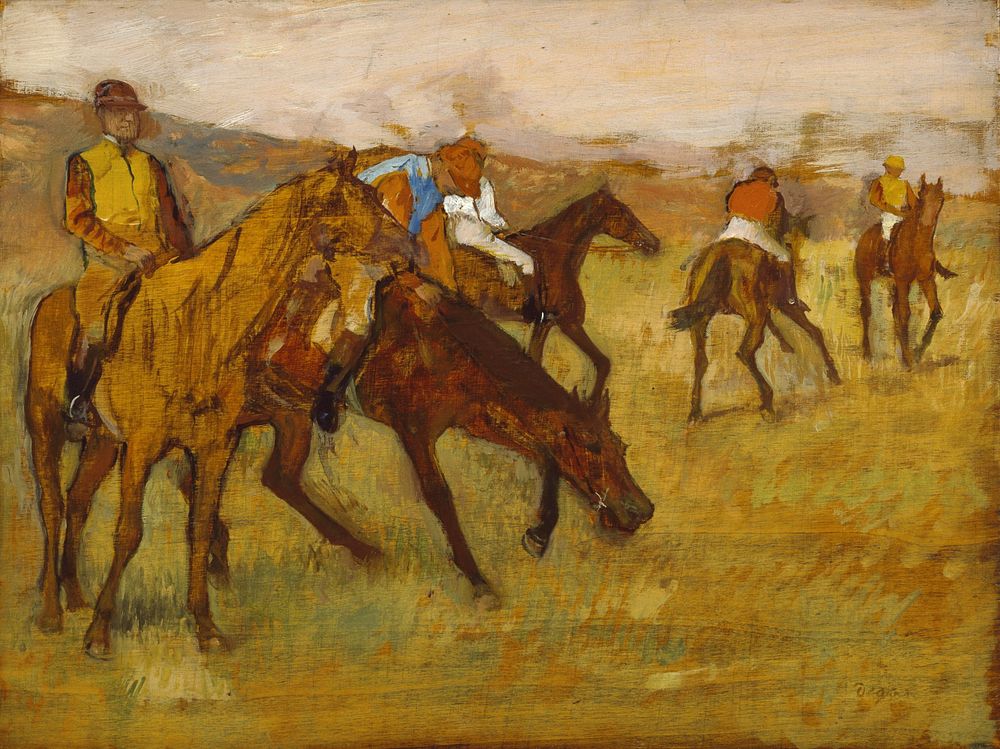 Edgar Degas's Race (1882-1884) famous | Free Photo Illustration - rawpixel