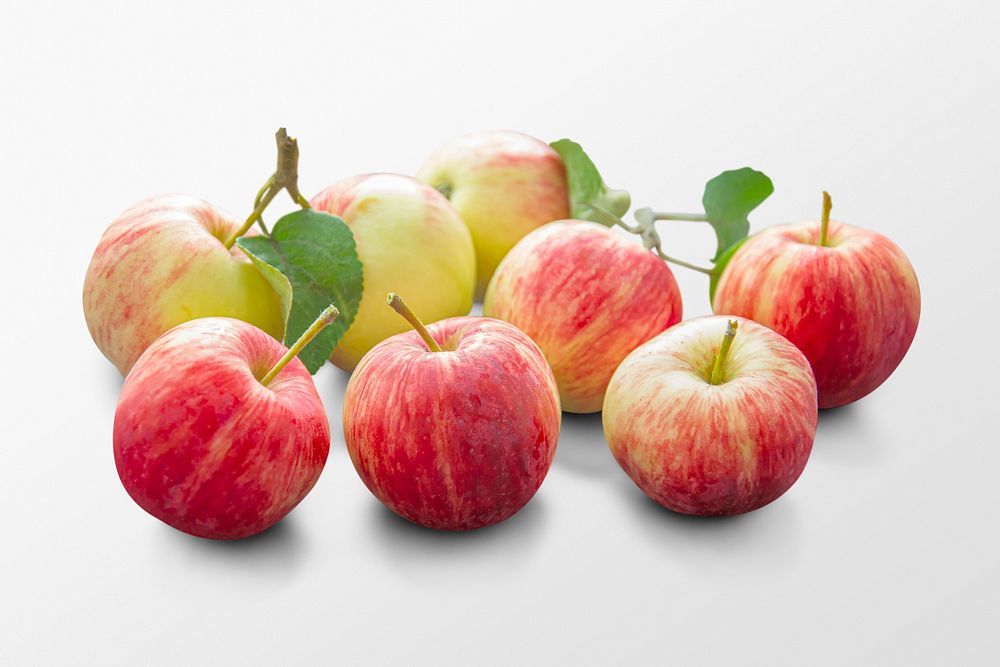 Apple bunch clipart, organic fruit | Free Photo - rawpixel