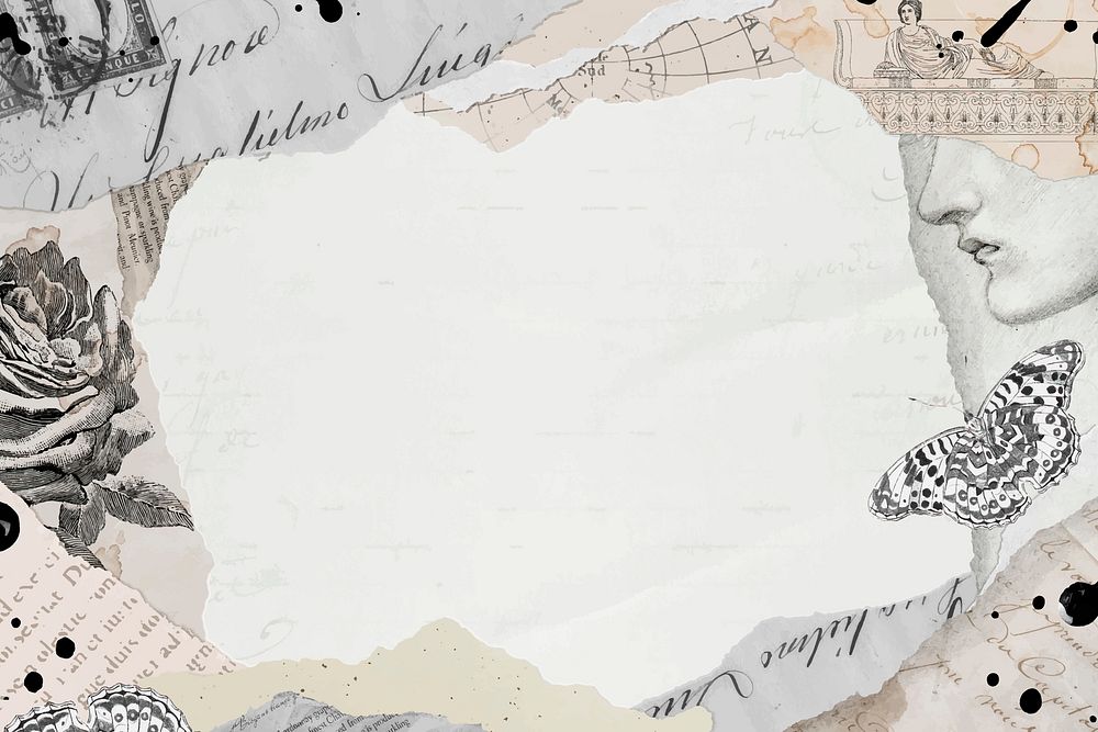 Vintage frame digital journal note | Premium Vector - rawpixel