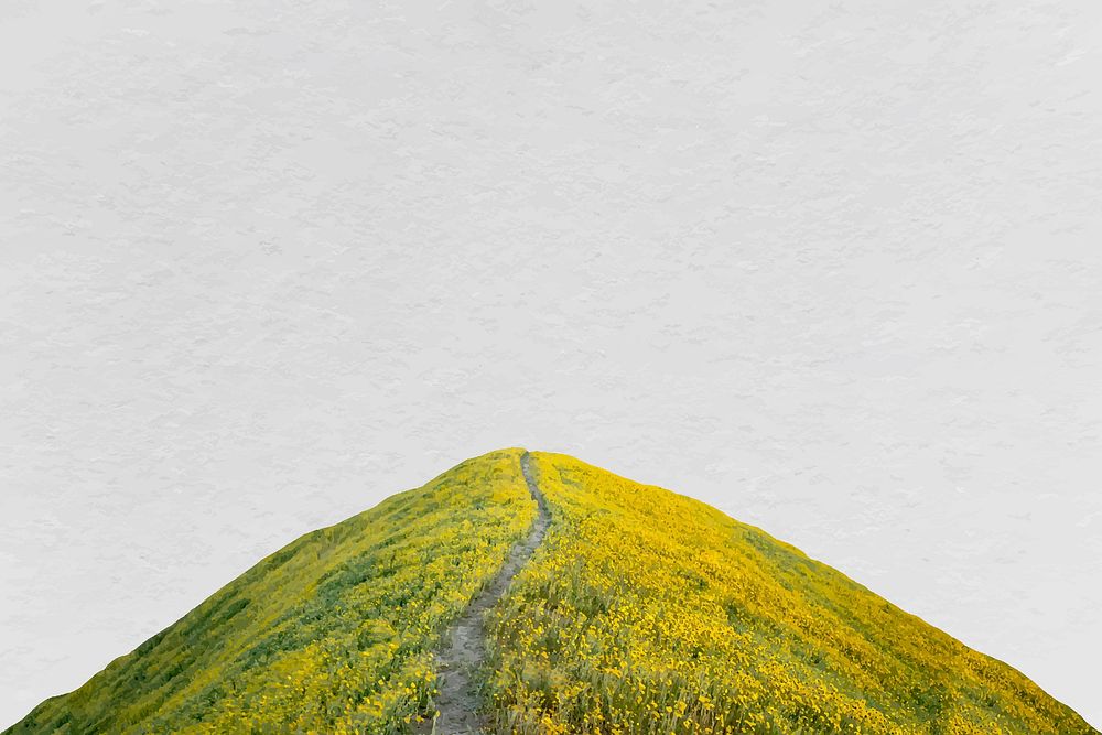 Nature background, walkway hill illustration | Premium Vector - rawpixel