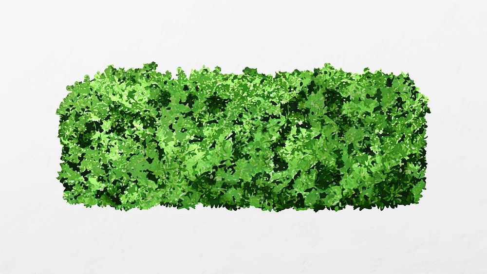 Bush collage element, garden design | Premium Vector - rawpixel