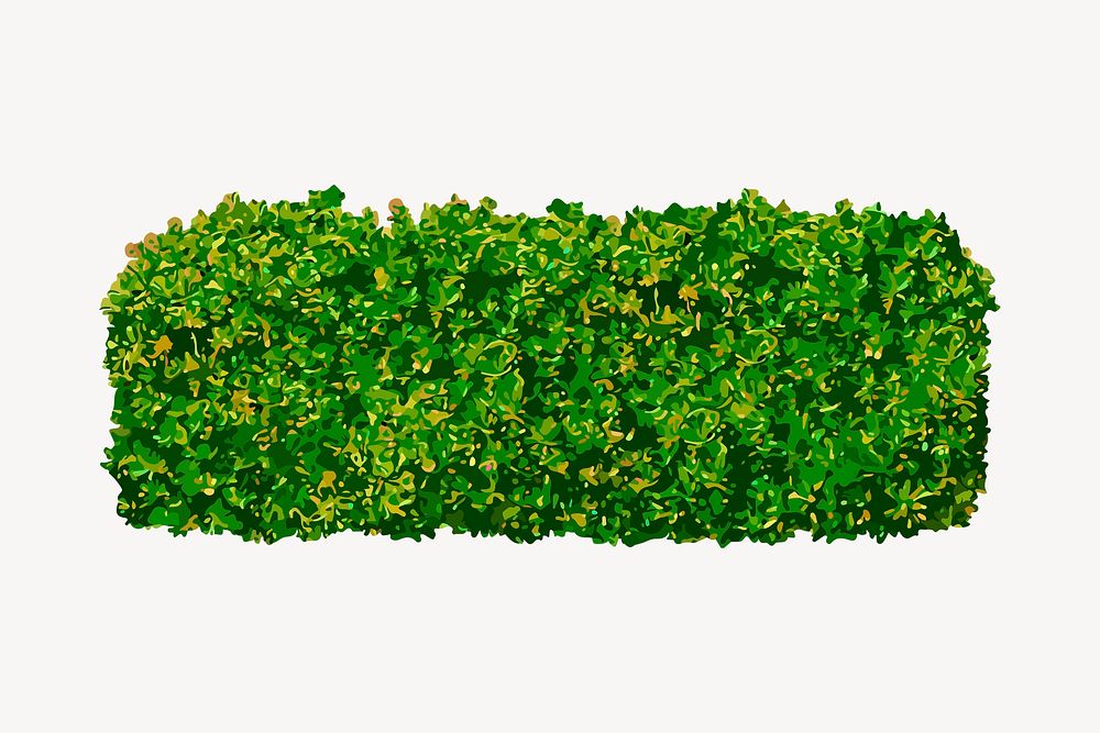 Bush collage element, nature design | Premium PSD Illustration - rawpixel