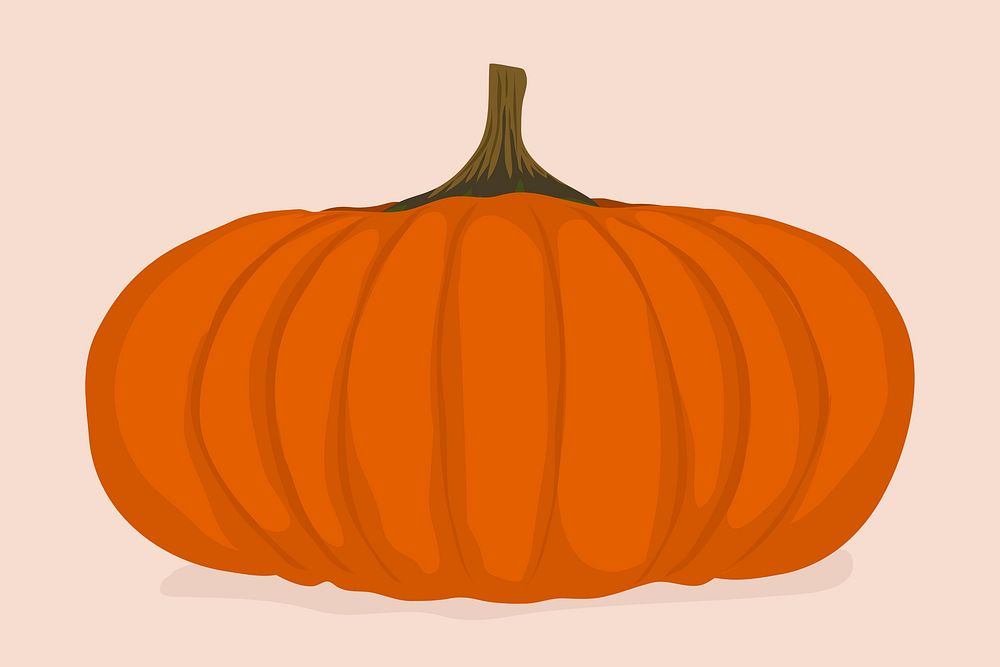 Cute pumpkin clipart, squash illustration | Premium PSD - rawpixel