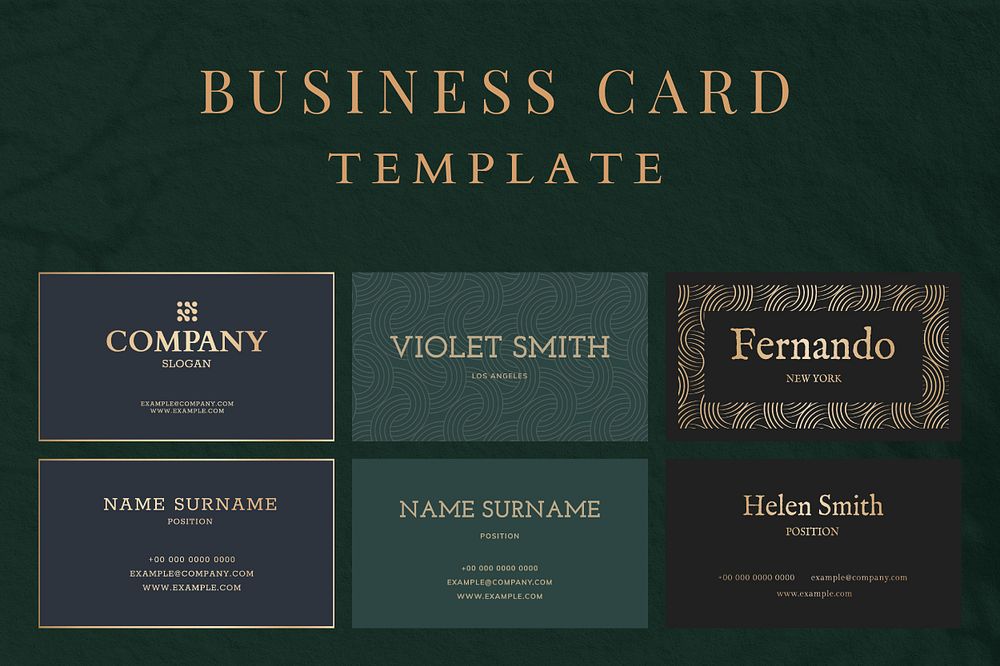 Luxury business card template psd | Premium PSD - rawpixel