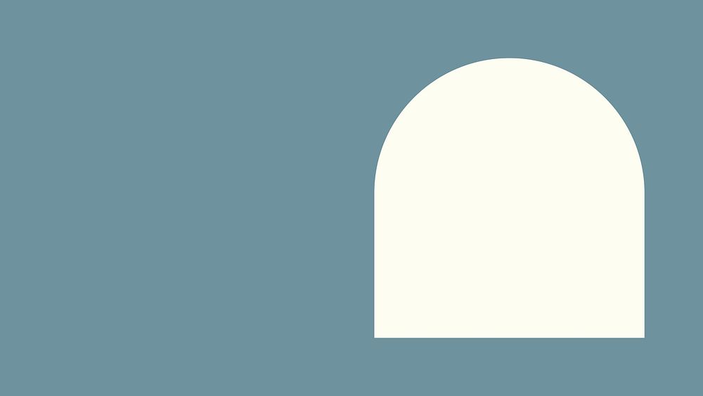Arch frame blue desktop wallpaper, | Free Vector - rawpixel