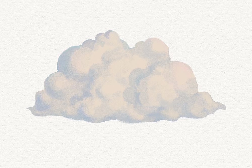 Cloud clipart, aesthetic nature design | Premium PSD - rawpixel