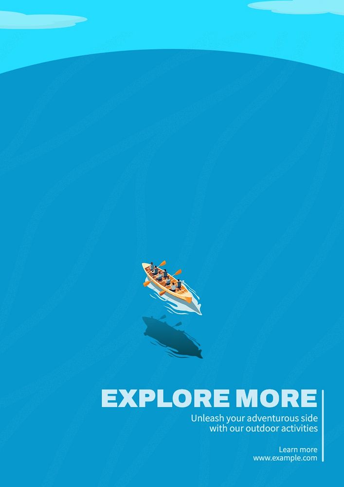 Outdoor activities poster template and | Premium Editable Template ...