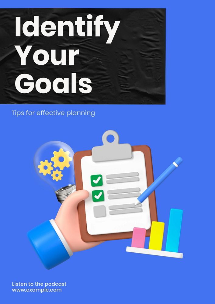 Effective planning poster template, editable | Premium Editable ...