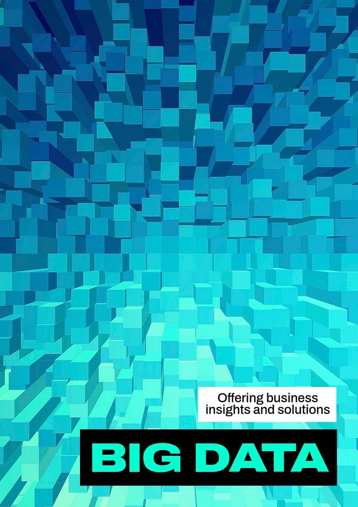 Big data poster template, editable | Premium Editable Template - rawpixel