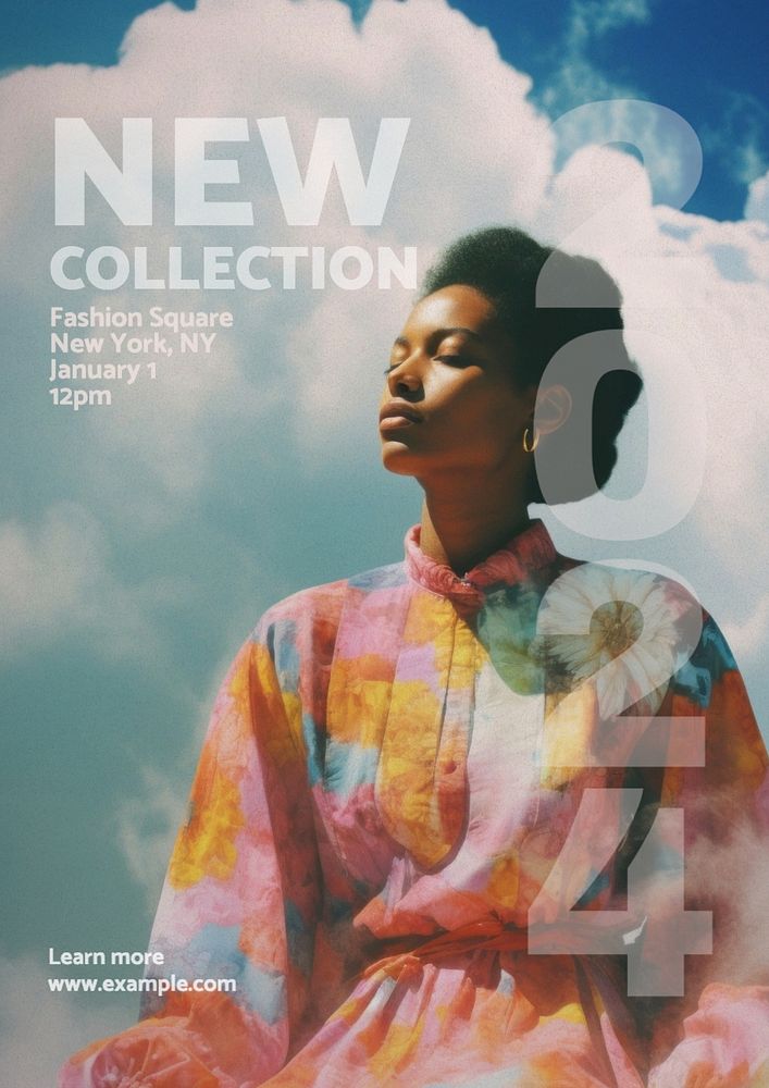 New collection poster template and | Premium Editable Template - rawpixel