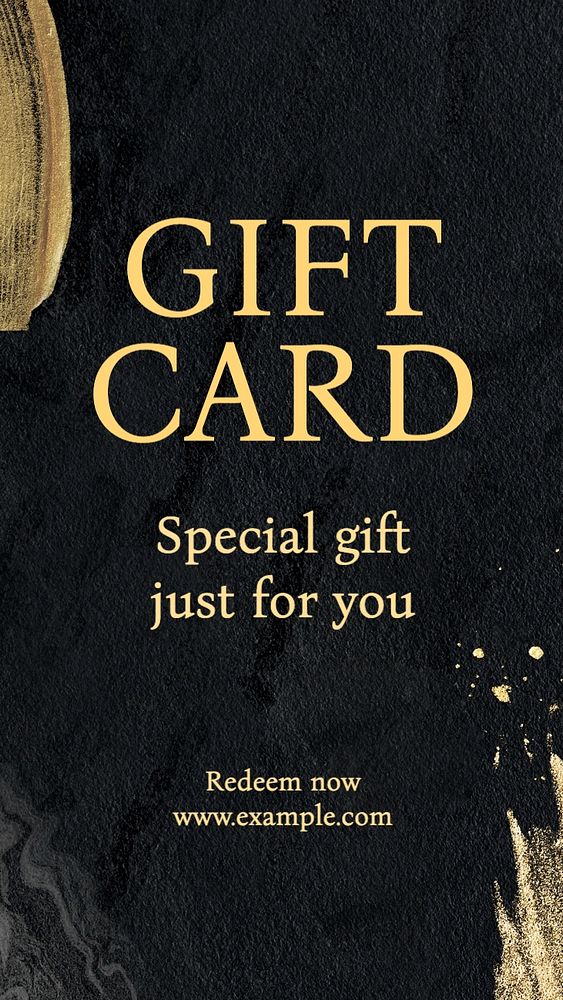 Gift card Instagram story template | Premium Editable Template - rawpixel