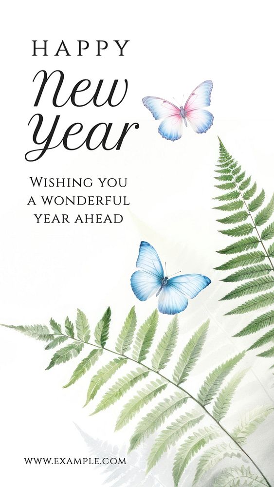 Happy new year Facebook story | Premium Editable Template - rawpixel