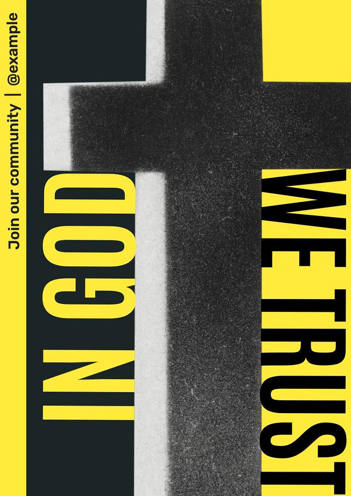 God we trust poster template | Premium Editable Template - rawpixel