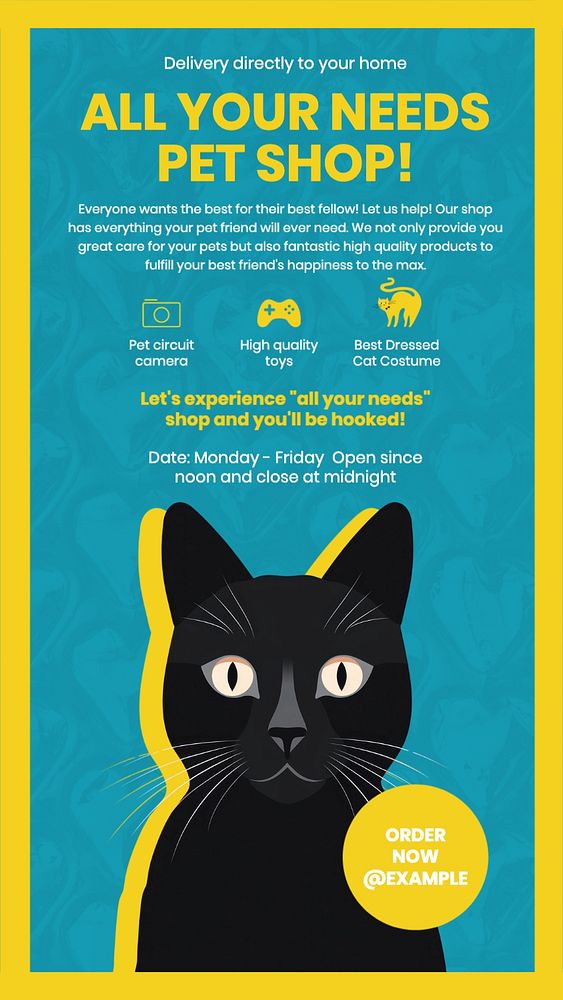 Pet shop Facebook story template | Premium Editable Template - rawpixel