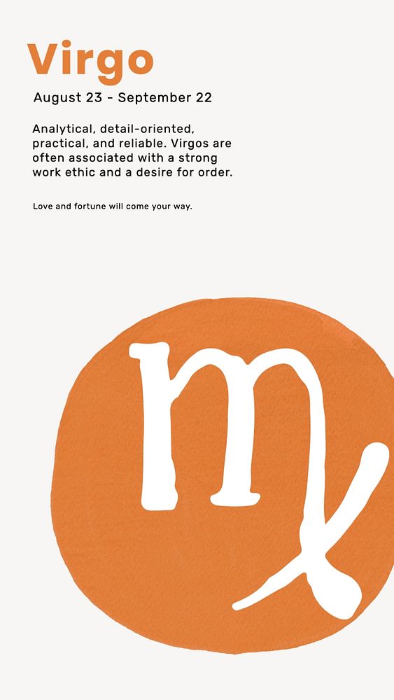 Virgo horoscope inspiration template | Premium Editable Template - rawpixel