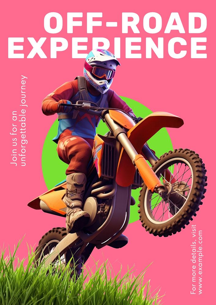 Off-road ride poster template | Premium Editable Template - rawpixel