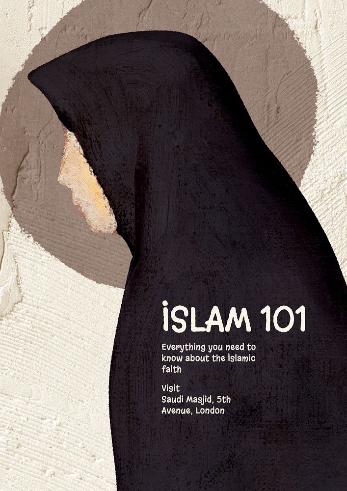 Islam 101 poster template | Premium Editable Template - rawpixel