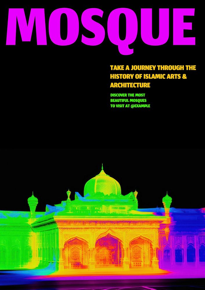 Mosque poster template | Premium Editable Template - rawpixel
