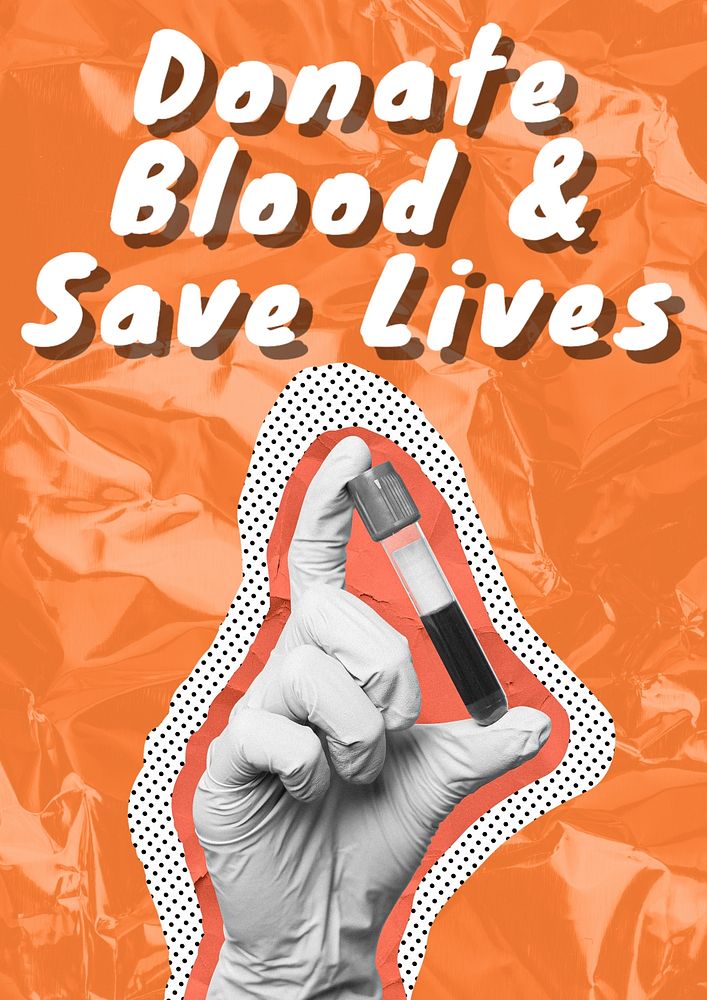 Donate blood poster template | Free Editable Template - rawpixel