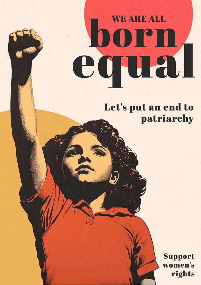 Equality poster template | Free Editable Template - rawpixel