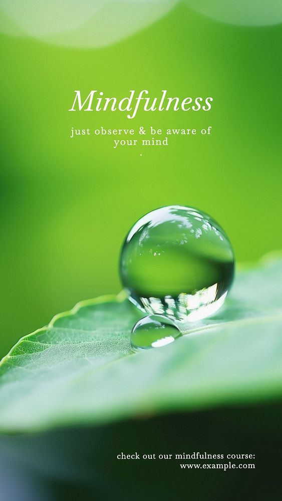 Mindfulness Facebook story template | Premium Editable Template - rawpixel