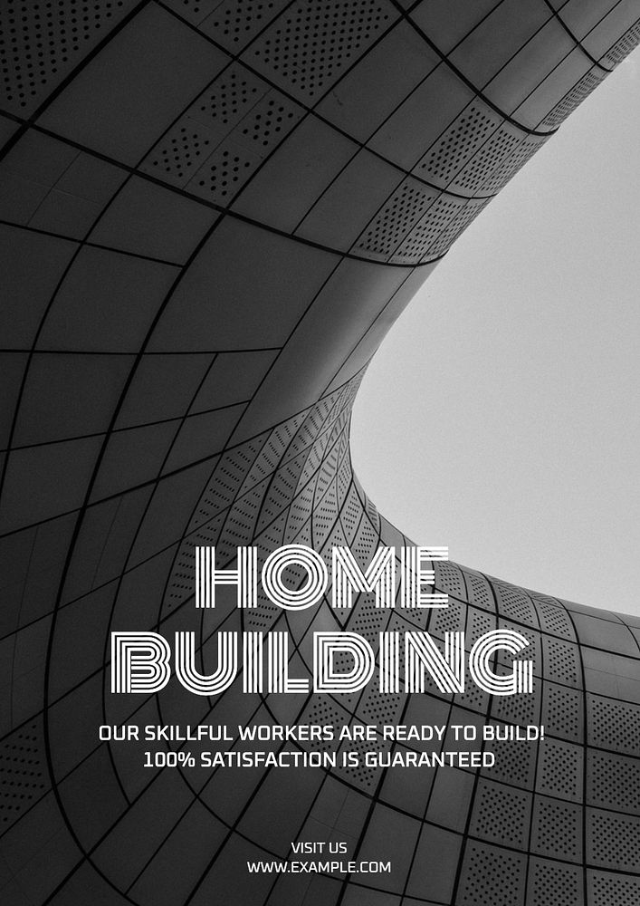 Home building poster template | Premium Editable Template - rawpixel