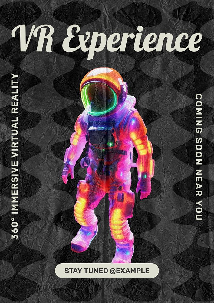 VR experience poster template | Premium Editable Template - rawpixel