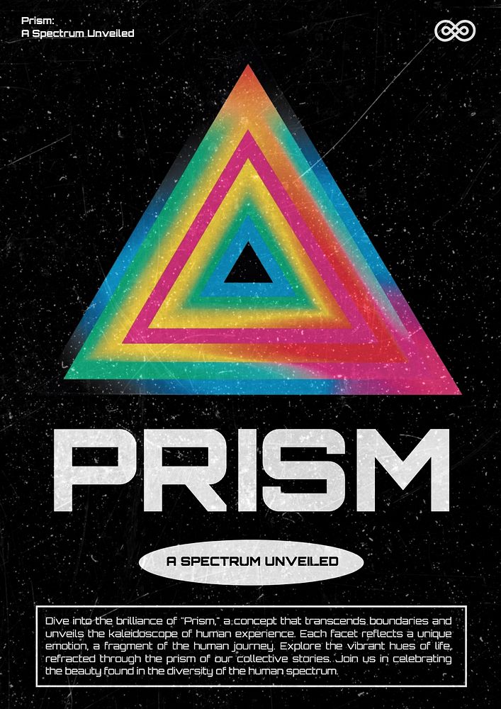 Prism poster template | Premium Editable Template - rawpixel
