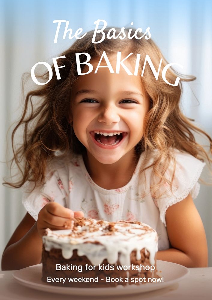Baking workshop poster template | Premium Editable Template - rawpixel