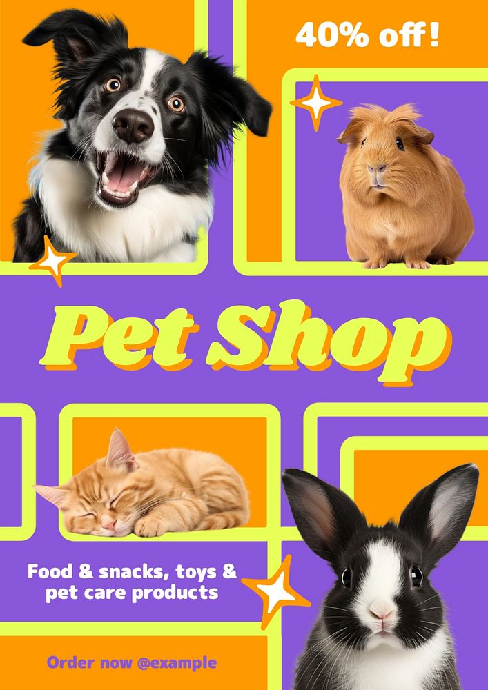 Pet shop poster template | Premium Editable Template - rawpixel