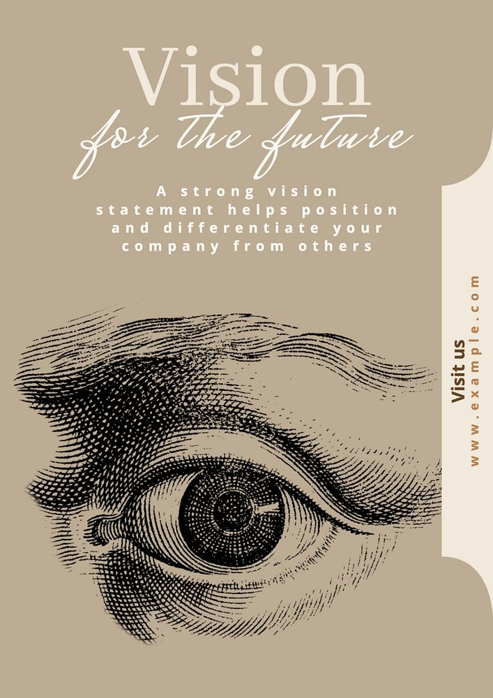 Vision future poster template | Premium Editable Template - rawpixel