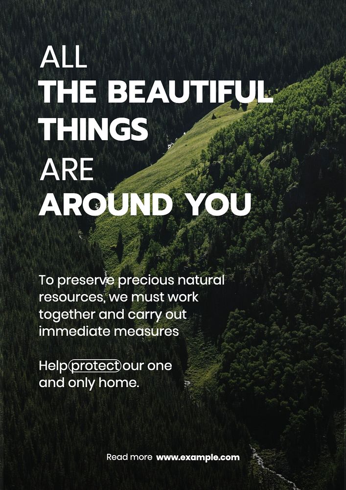 Tree planting poster template | Premium Editable Template - rawpixel