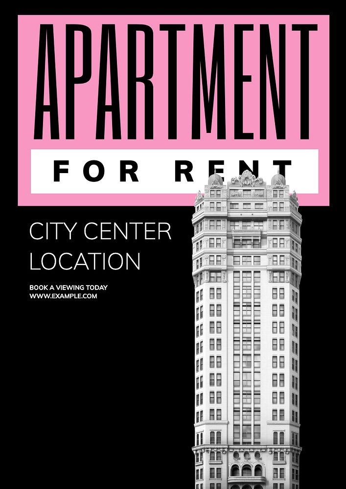 Apartment for rent poster template | Premium Editable Template - rawpixel