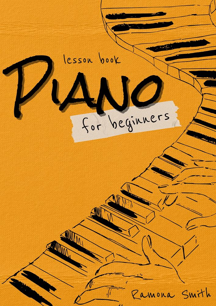 Music lesson book cover template | Premium Editable Template - rawpixel