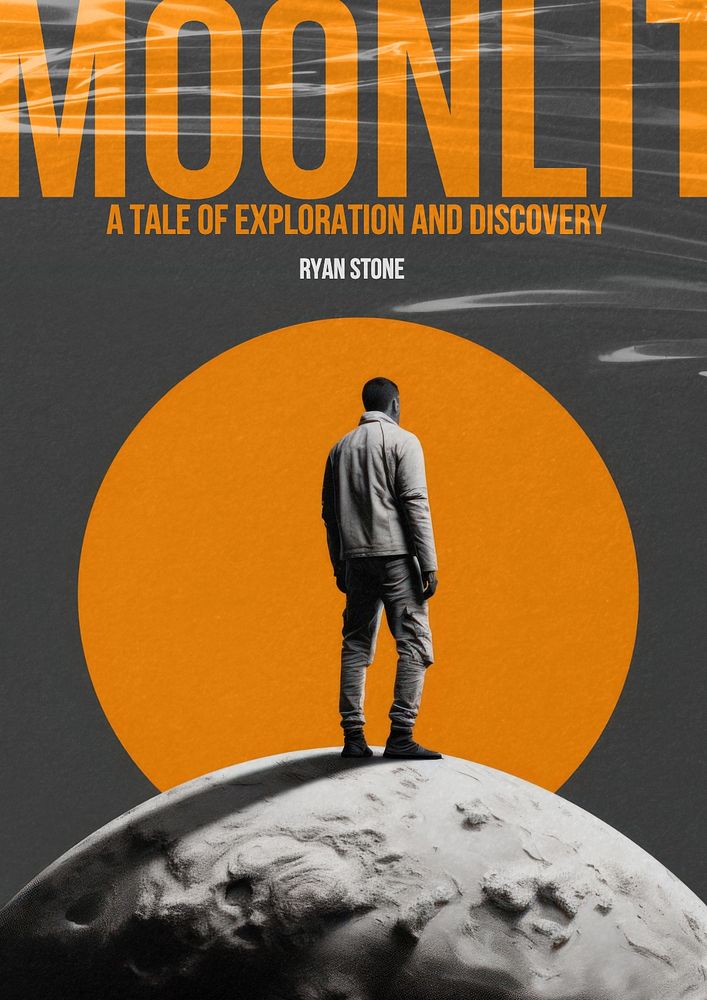 Science fiction book cover template | Premium Editable Template - rawpixel