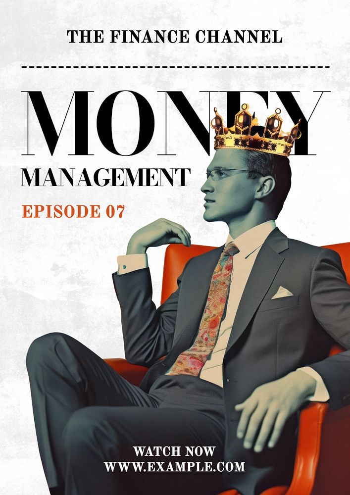 Money management poster template | Premium Editable Template - rawpixel