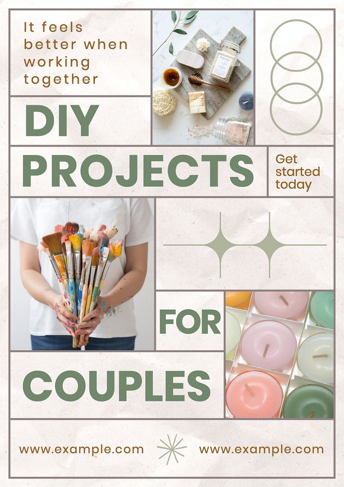 DIY projects poster template | Premium Editable Template - rawpixel