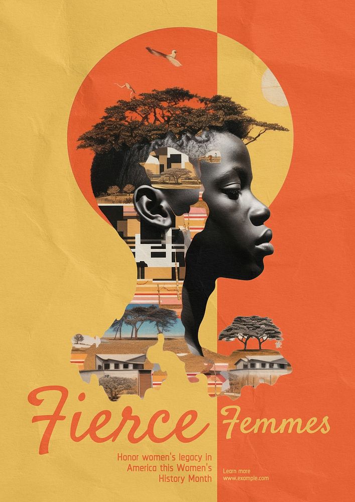 Women's history month poster template | Free Editable Template - rawpixel