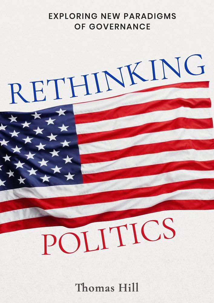 Politics book cover template | Premium Editable Template - rawpixel