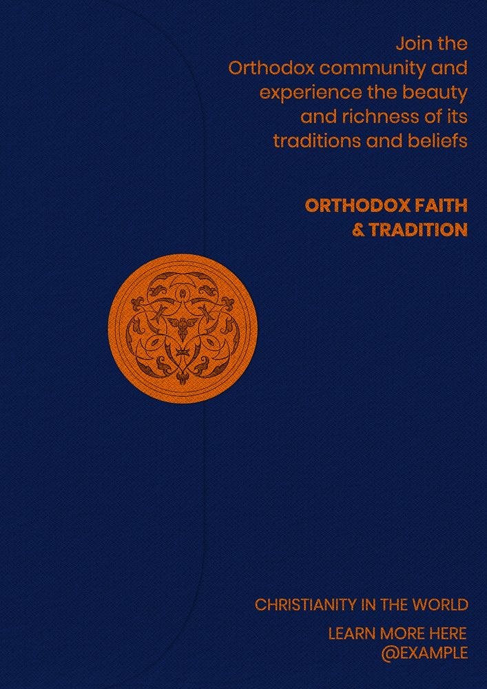 Orthodox faith poster template | Premium Editable Template - rawpixel