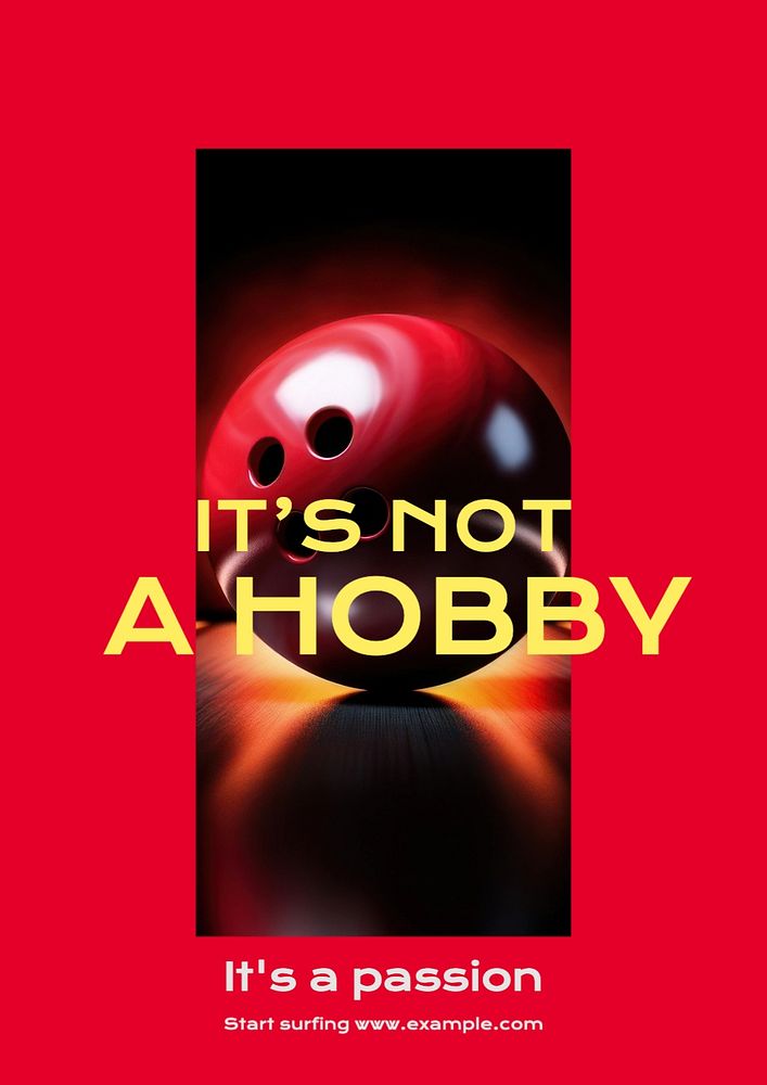 Hobbies poster template | Premium Editable Template - rawpixel