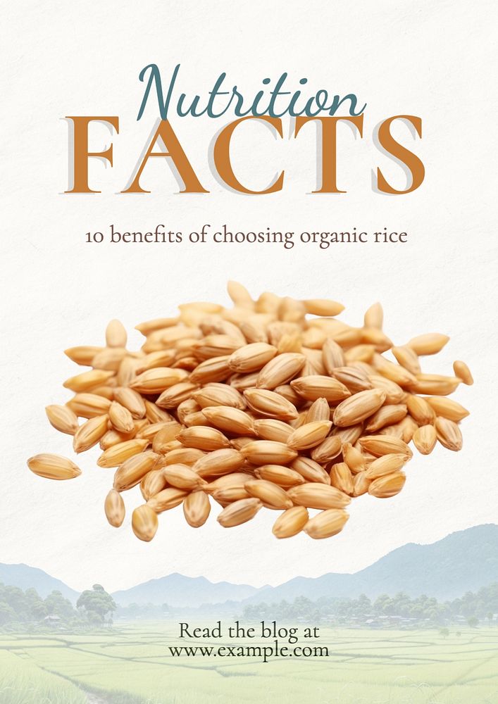 Nutrition facts poster template | Premium Editable Template - rawpixel