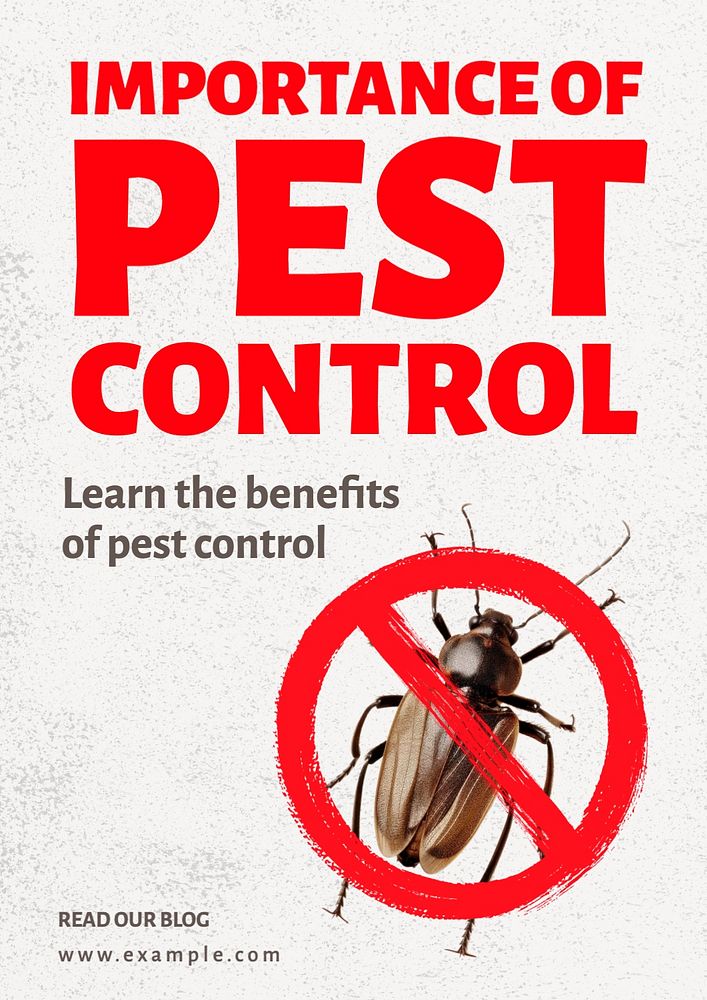 Pest control poster template | Premium Editable Template - rawpixel
