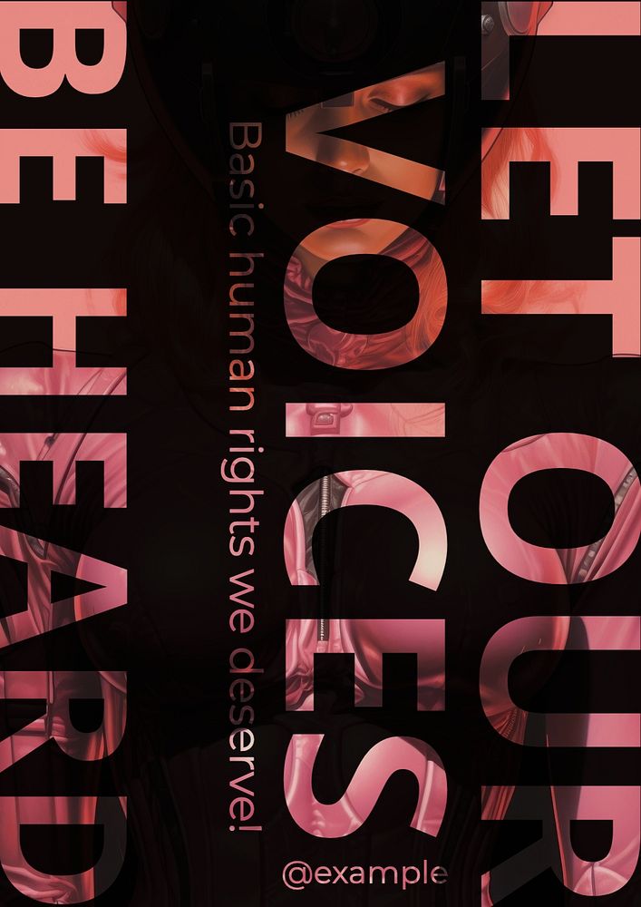 Human rights poster template | Free Editable Template - rawpixel