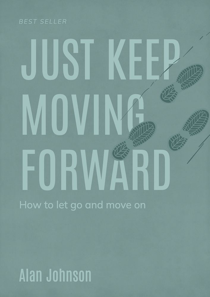 Motivational book cover template | Premium Editable Template - rawpixel